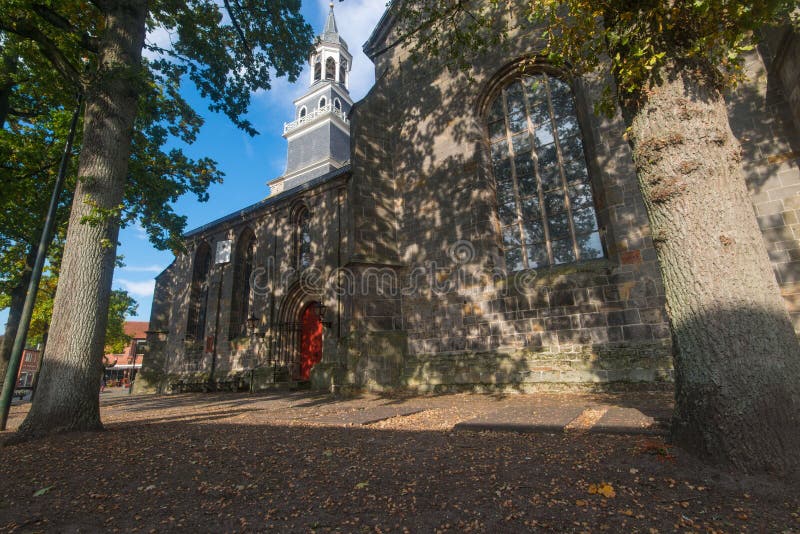 Saint Simon and Judas Church, Ootmarsum Stock Image - Image of tower ...