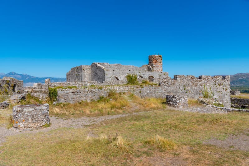 Saint Stephan Cathedral Inside of Rozafa Castle in Shkoder Stock Image ...