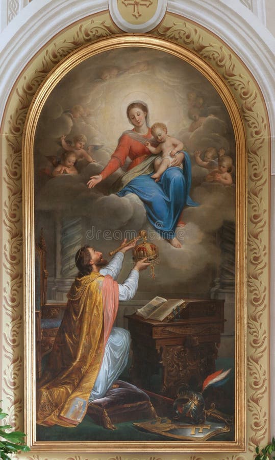 Saint Stephen of Hungary stock image. Image of church - 90220933