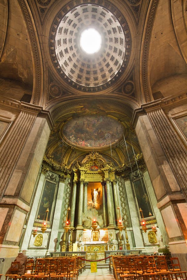 Saint Sulpice Church stock image. Image of christ, europe - 27091559