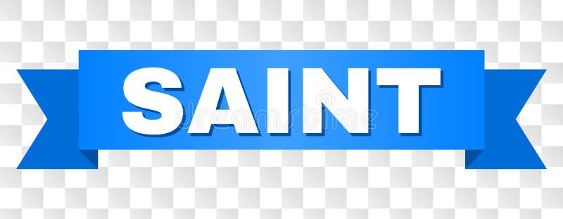 Blue Stripe with SAINT Text Stock Vector - Illustration of text, blue ...