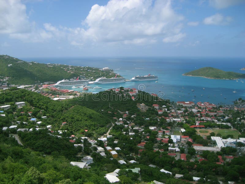 Saint Thomas Island stock photo. Image of village, living - 9616898