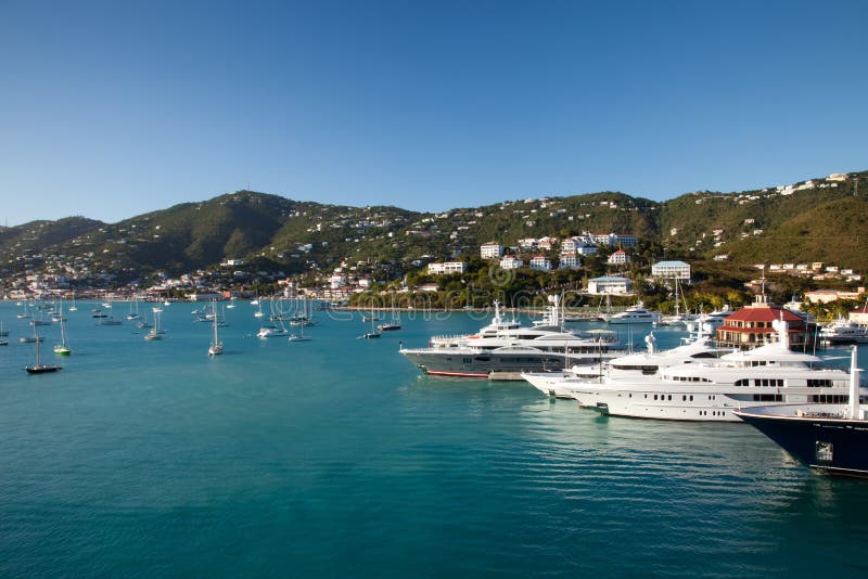 St. Thomas USVI stock image. Image of marina, virgin - 31455421