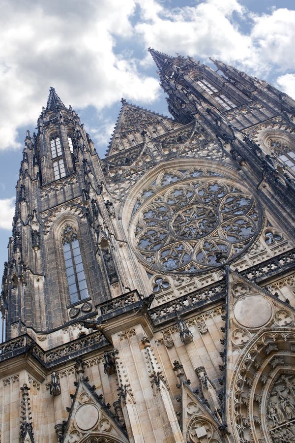 Saint Vitus Cathedral stock photo. Image of czech, republic - 23672538