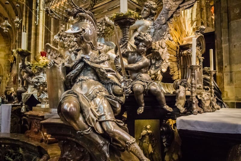 Saint Vitus Cathedral Altar Editorial Photo - Image of christian ...