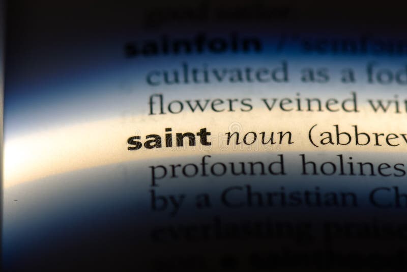 Saint stock image. Image of definition, concept, word - 126616399