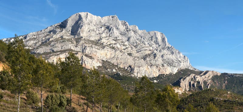 Sainte Victoire. France stock image. Image of provence - 18354229