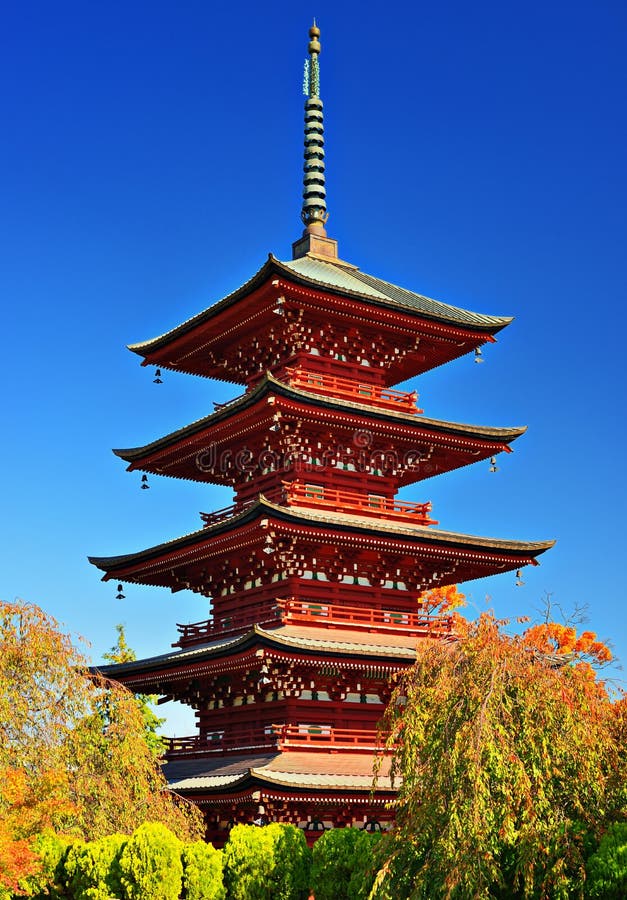 Saisho-in Pagoda in Hirosaki, Il Giappone Fotografia Stock - Immagine ...