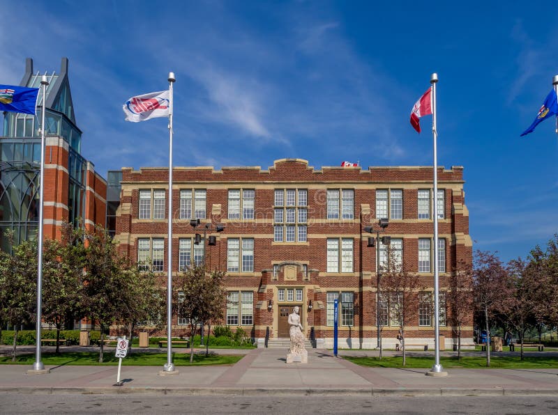 SAIT Polytechnic School Buildings Editorial Stock Photo - Image of ...