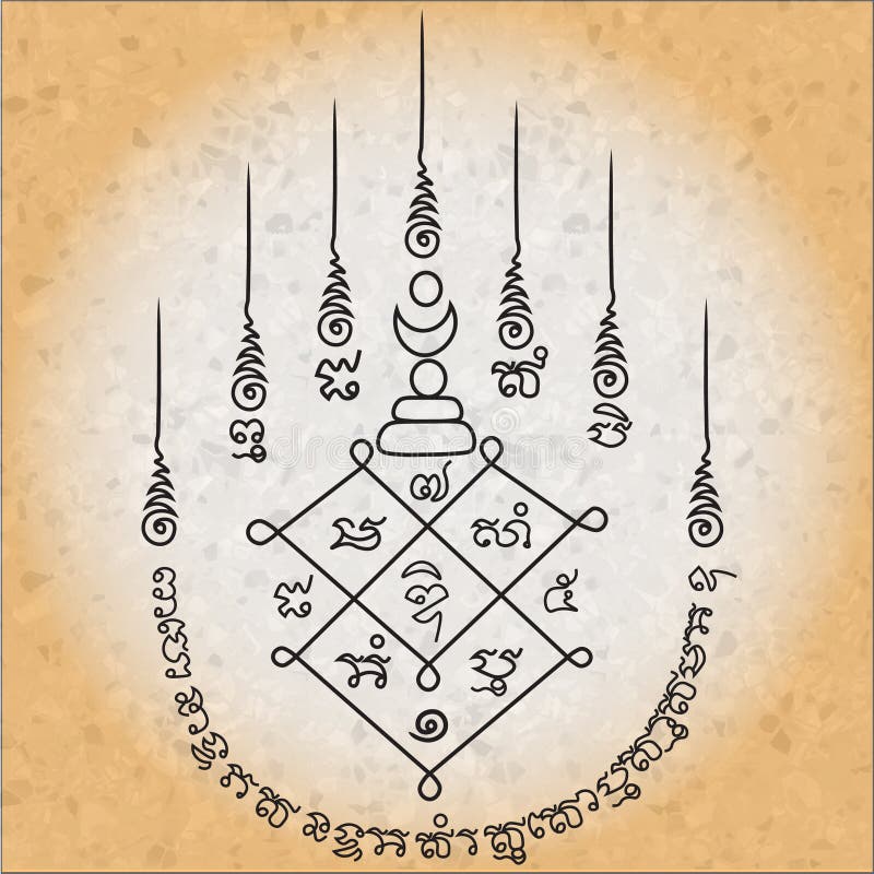 Thai Talisman Stock Illustrations – 125 Thai Talisman Stock ...