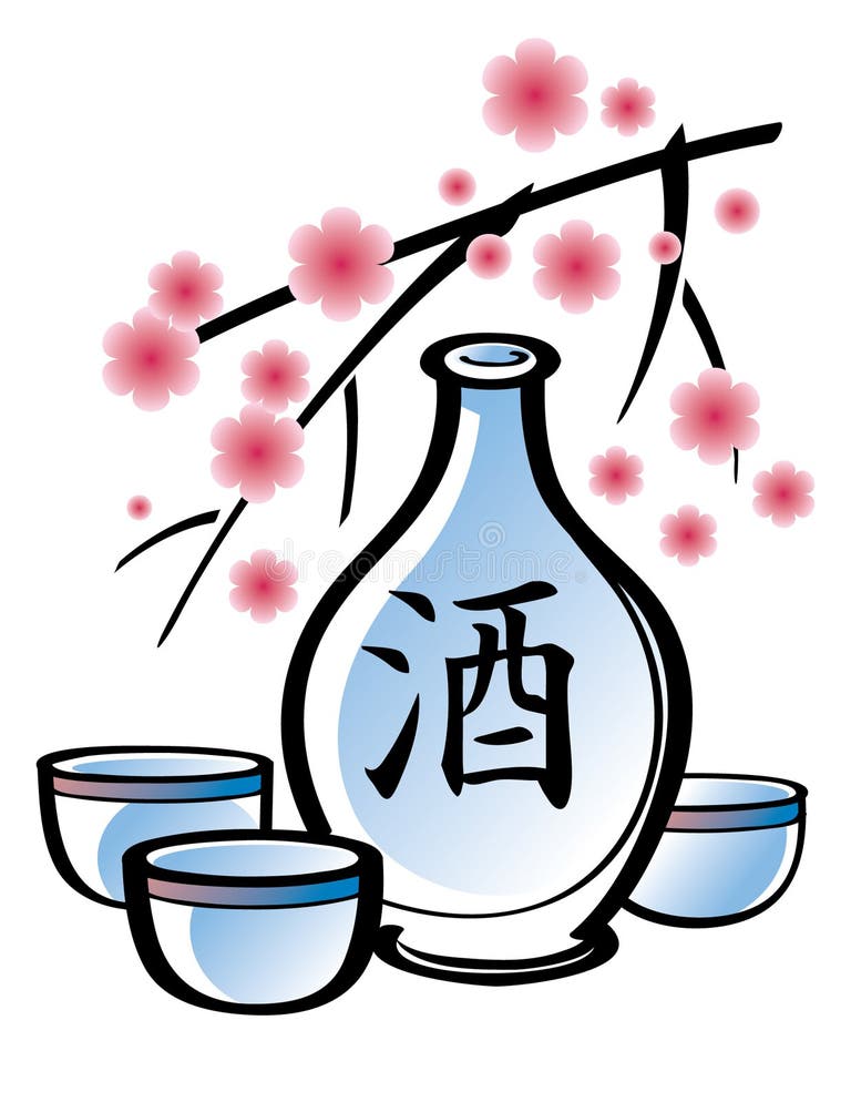 Porcelain Sake Stock Illustrations – 391 Porcelain Sake Stock ...