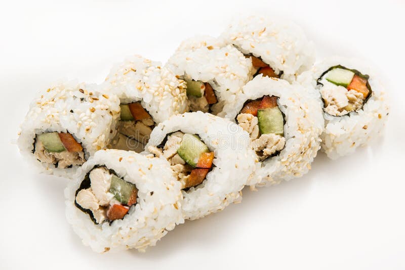 Sake maki stock photo. Image of healthy, nutrition, asian - 43080910