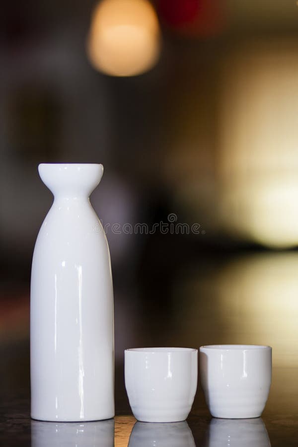 Sake Bottle Two Cups Stock Photos - Free & Royalty-Free Stock Photos ...