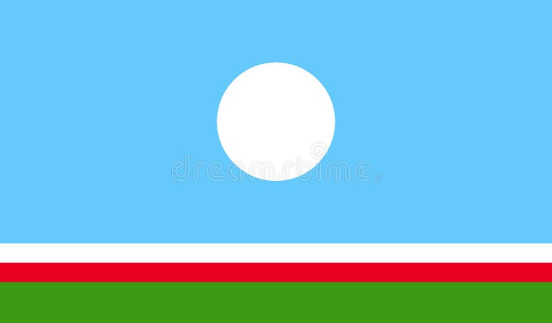 Sakha Republic Flag Stock Illustration Illustration Of Backdrop
