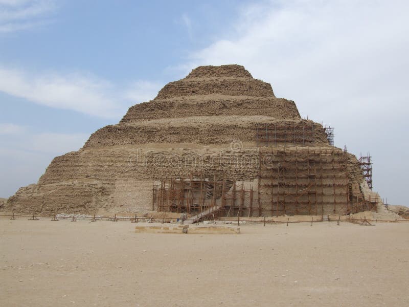 Sakkara stock image. Image of monument, cairo, architecture - 344193
