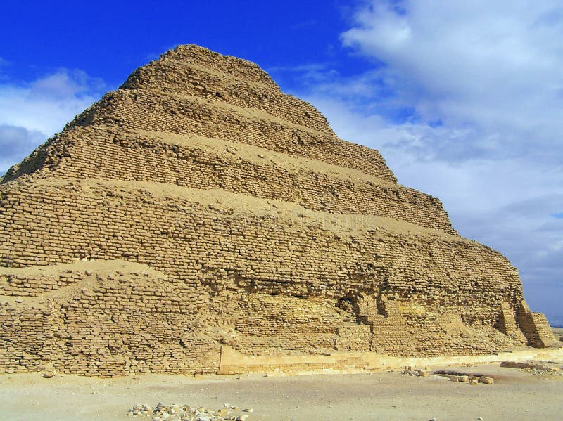 Sakkara step pyramid stock photo. Image of historic, egyptian - 7983476