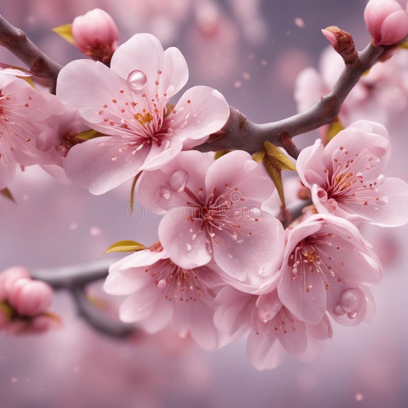 Sakura Background stock illustration. Illustration of twig - 293407146