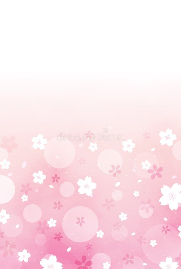Sakura background material stock vector. Illustration of illustrations ...