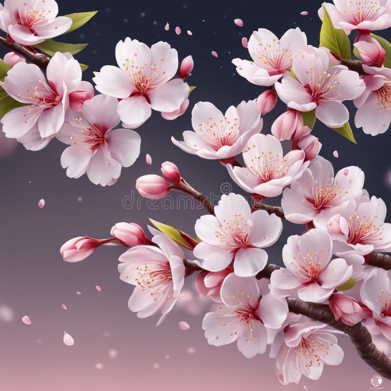 Sakura Background stock illustration. Illustration of pink - 293406542