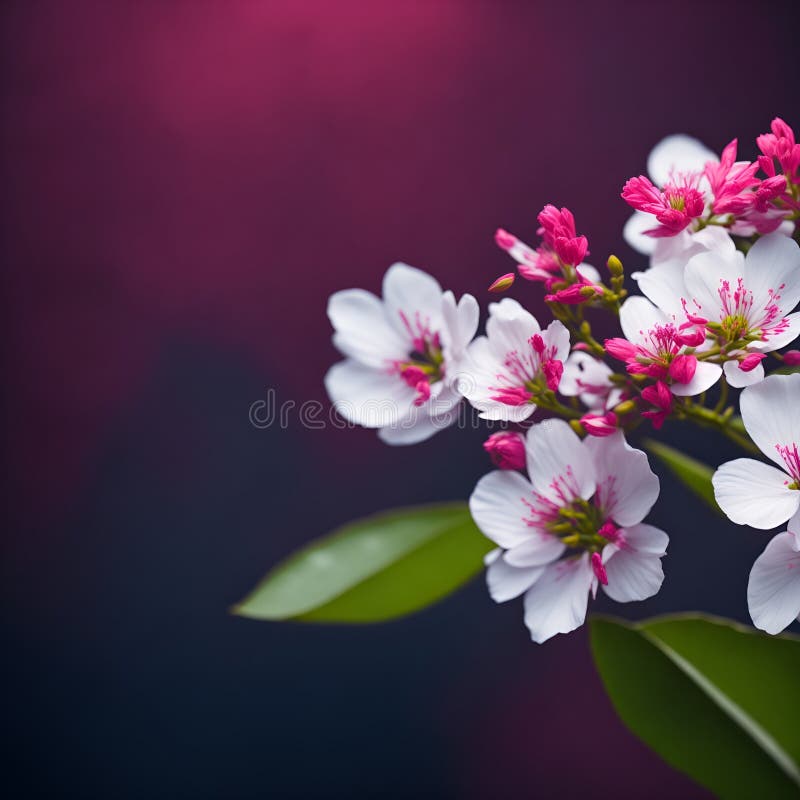 Hyper Realistic Colorful Sakura Flowers Stock Illustrations – 10 Hyper ...