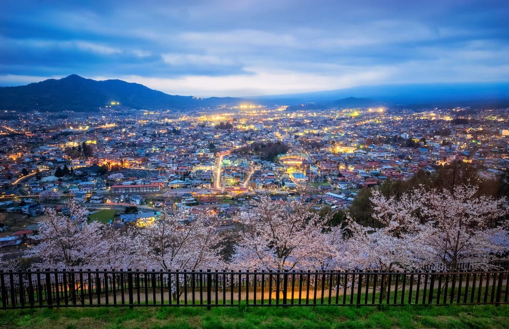 Sakura cityscape editorial photography. Image of office - 70840037