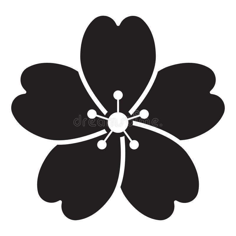 Sakura Flower. Vector Illustration Decorative Design Stock Vector ...