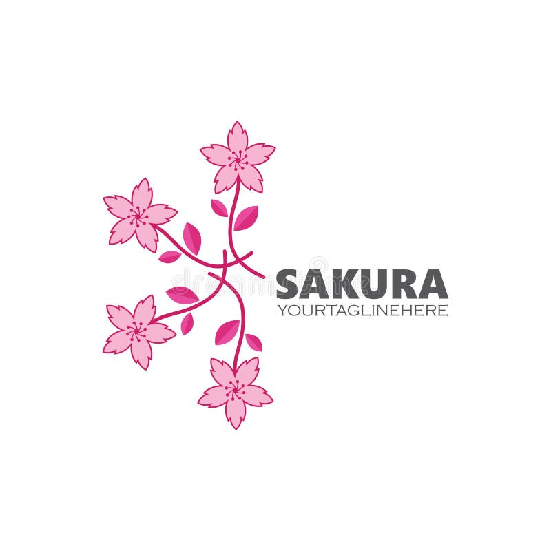 Sakura Flower Vector Illustration Design Stock Vector - Illustration of ...