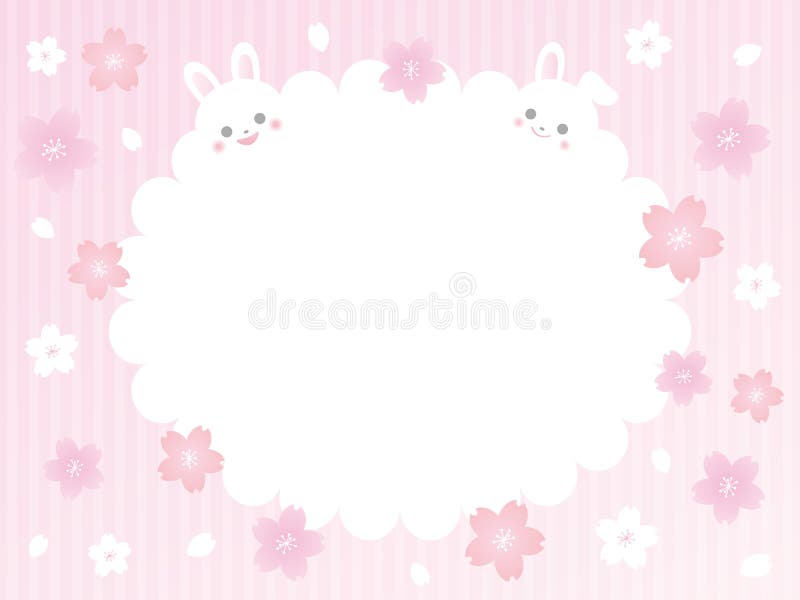 Sakura frame stock vector. Illustration of kindergarten - 139119884