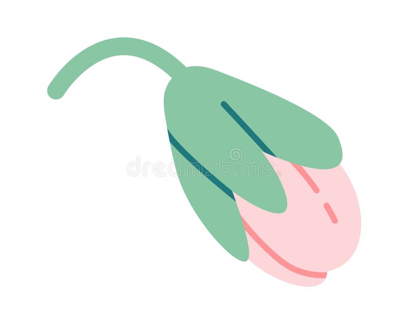 Sakura Tree Bud Flat Icon Spring Tree Stock Vector - Illustration of ...