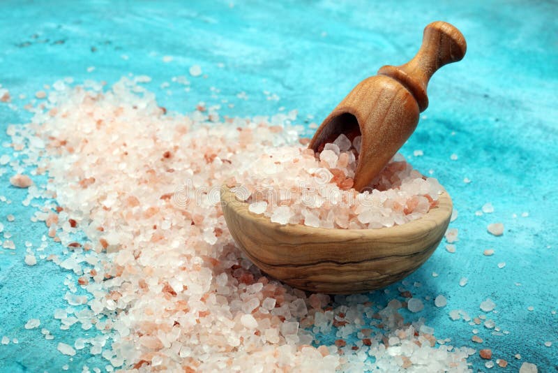 Sal Cor-de-rosa Dos Himalayas Foto de Stock - Imagem de fundo, himalaya ...