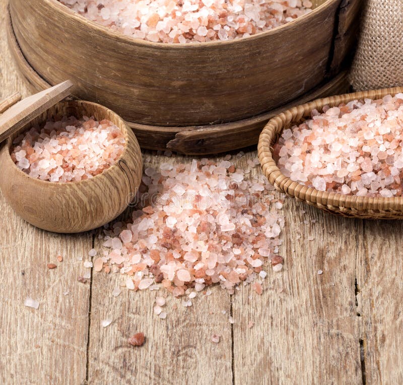 Sal cor-de-rosa imagem de stock. Imagem de tanoeiro, medicina - 34103879