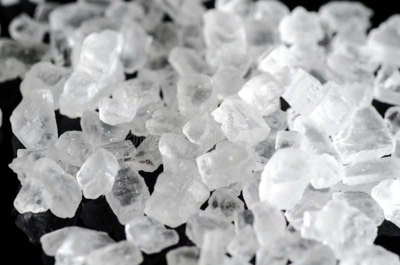 Sal De Roca Himalayan Blanca. Foto de archivo - Imagen de estético ...
