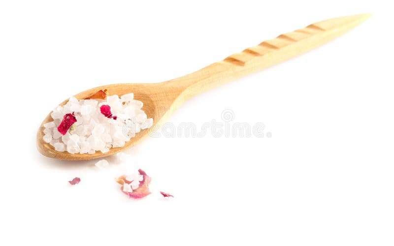 Sal de Rose imagen de archivo. Imagen de alimento, madera - 36275371