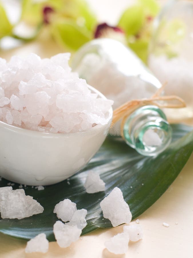 Sal del mar imagen de archivo. Imagen de balneario, bienestar - 18333785