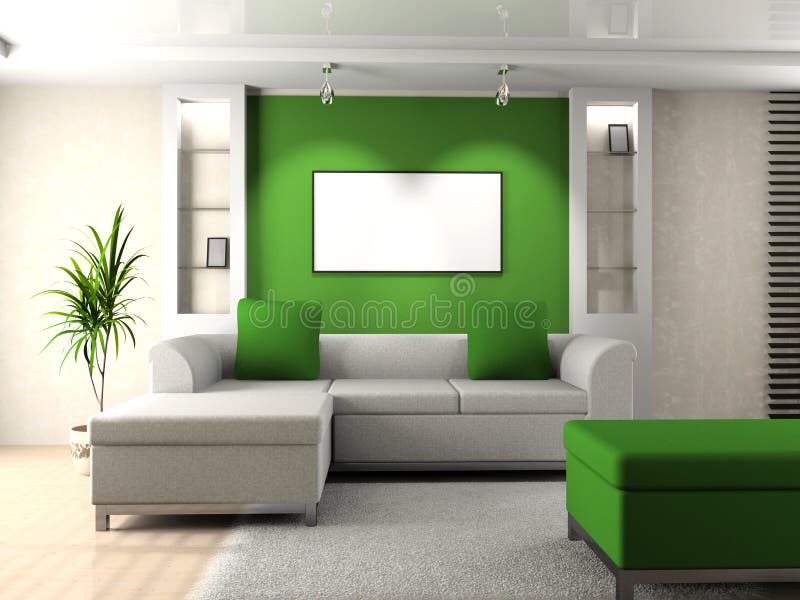 Sala de estar stock de ilustración. Ilustración de mejora - 13517693