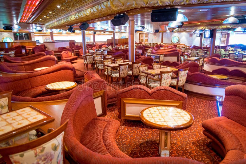 Sala De Estar No Navio De Cruzeiros Imagem de Stock Editorial - Imagem ...