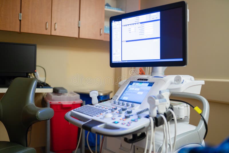 Sala Do Ultrassom No Hospital Foto de Stock - Imagem de apêndice ...