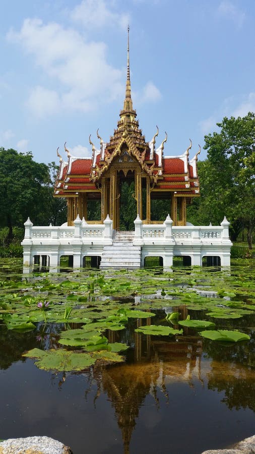 Sala Thai Pavilion stock photo. Image of palace, pond - 95632098