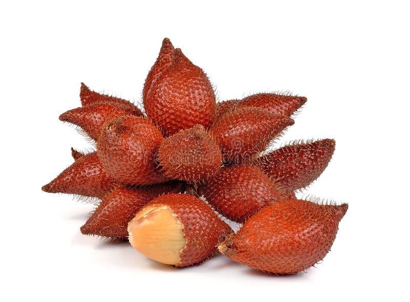 Salacca or Zalacca on White Background Stock Photo - Image of healthy ...