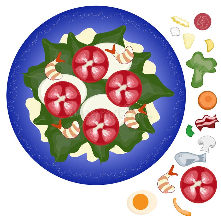 Side Salad Stock Illustrations – 1,373 Side Salad Stock Illustrations ...