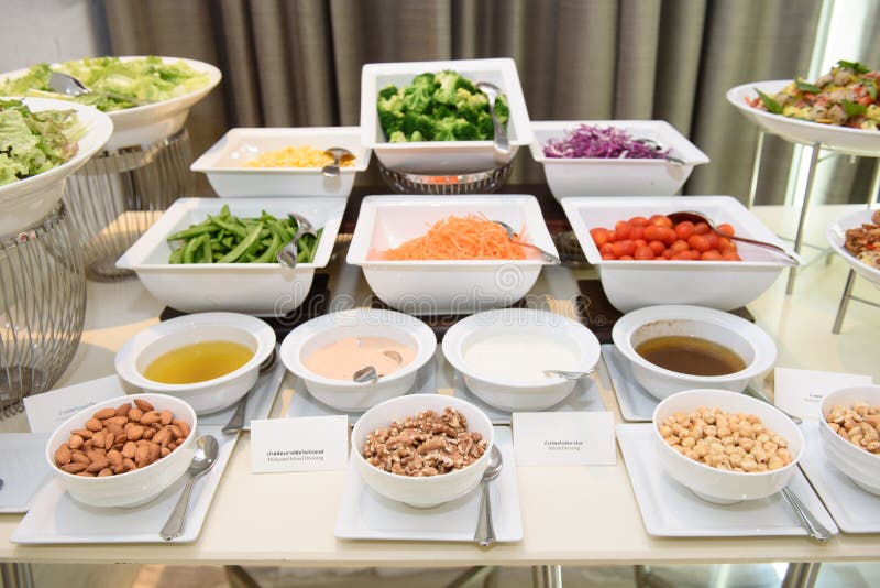 Salad bar stock photo. Image of fresh, healthy, leaf - 84634288