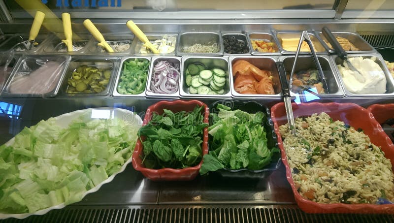 Salad Bar stock image. Image of isolate, beansalad, food - 45705873