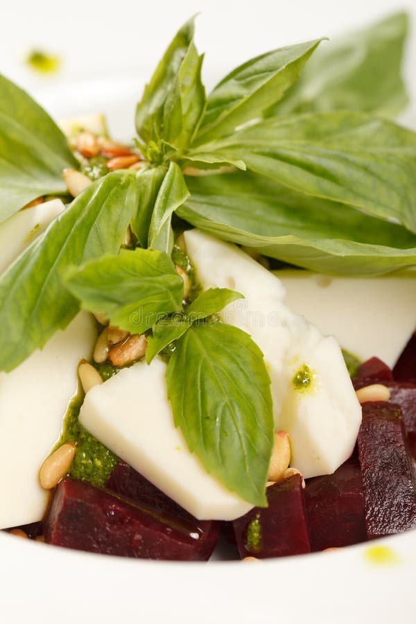 Salad with beet stock photo. Image of appetizer, cheese - 19010908