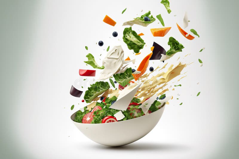Ingredients Falling Bowl Stock Illustrations – 169 Ingredients Falling ...