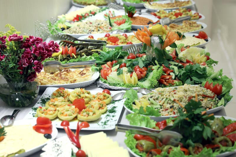 Salad buffet stock photo. Image of banquet, cater, fresh - 93411504
