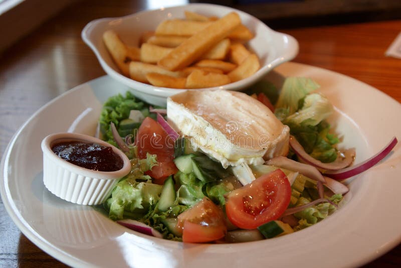Salad and chips stock photo. Image of salad, dish, healthy - 23176350