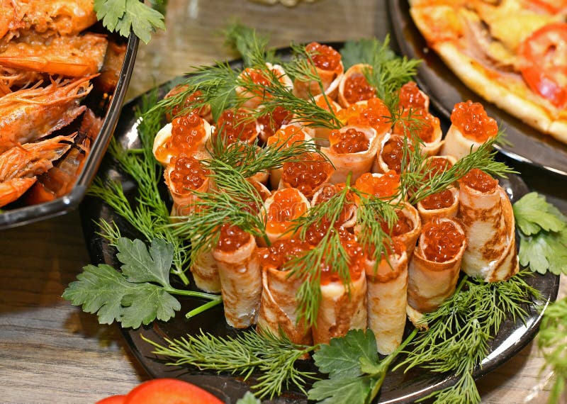 Salad is a Cold Dish Consisting of One Type or a Mixture. Stock Photo ...