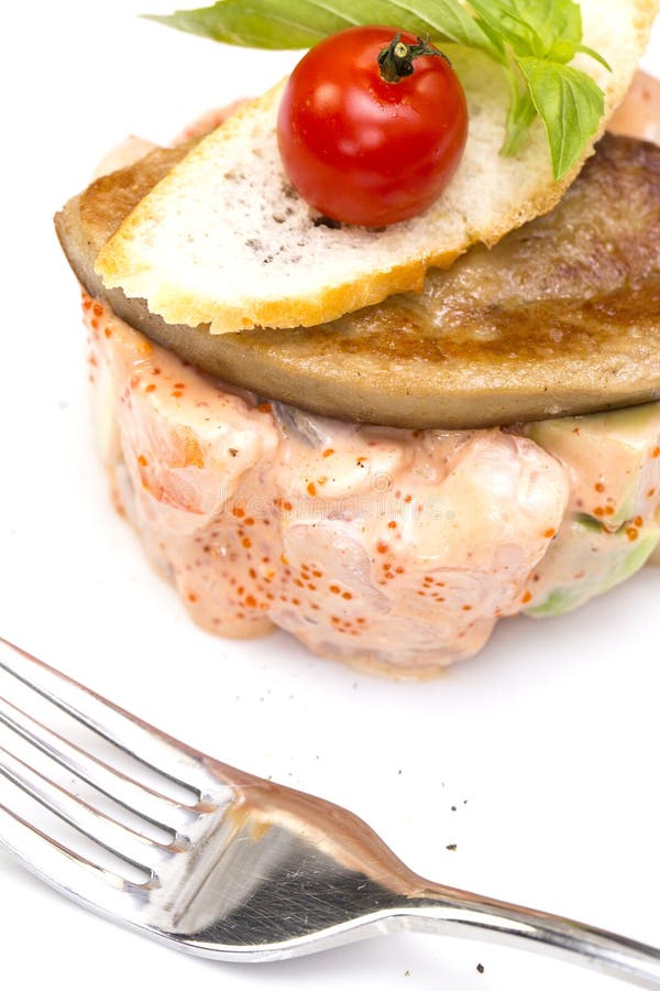 Salad and fish roe stock image. Image of olive, sliced - 35450215