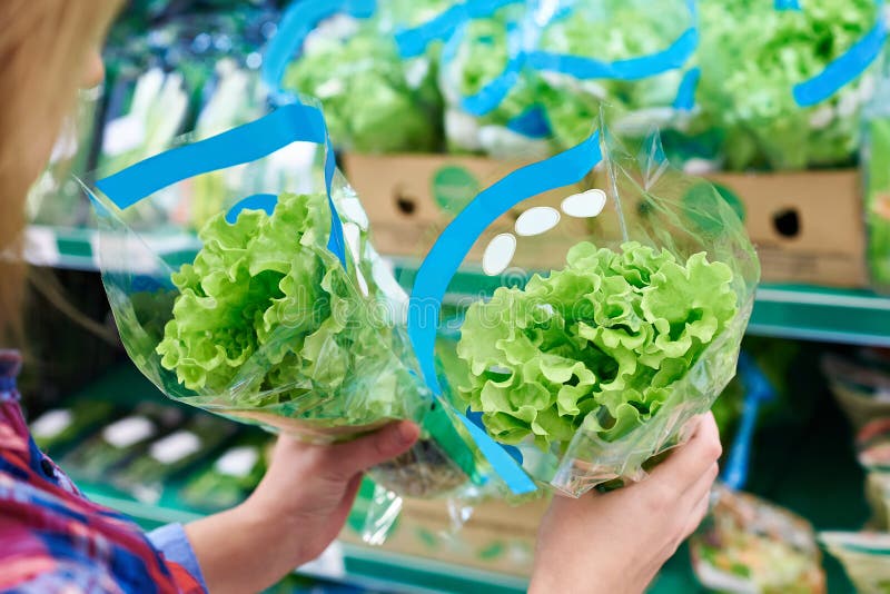 Salad green leaf in store stock image. Image of fresh - 68355363