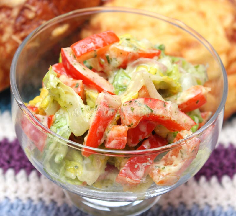 Salad stock image. Image of buffet, food, starter, paprika - 67172695